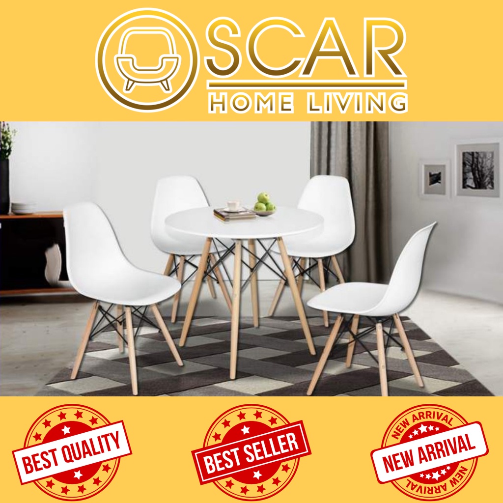Eames Dining Table Set/ Meja Makan / Study Table / Balcony/ 餐桌 / Cafe ...