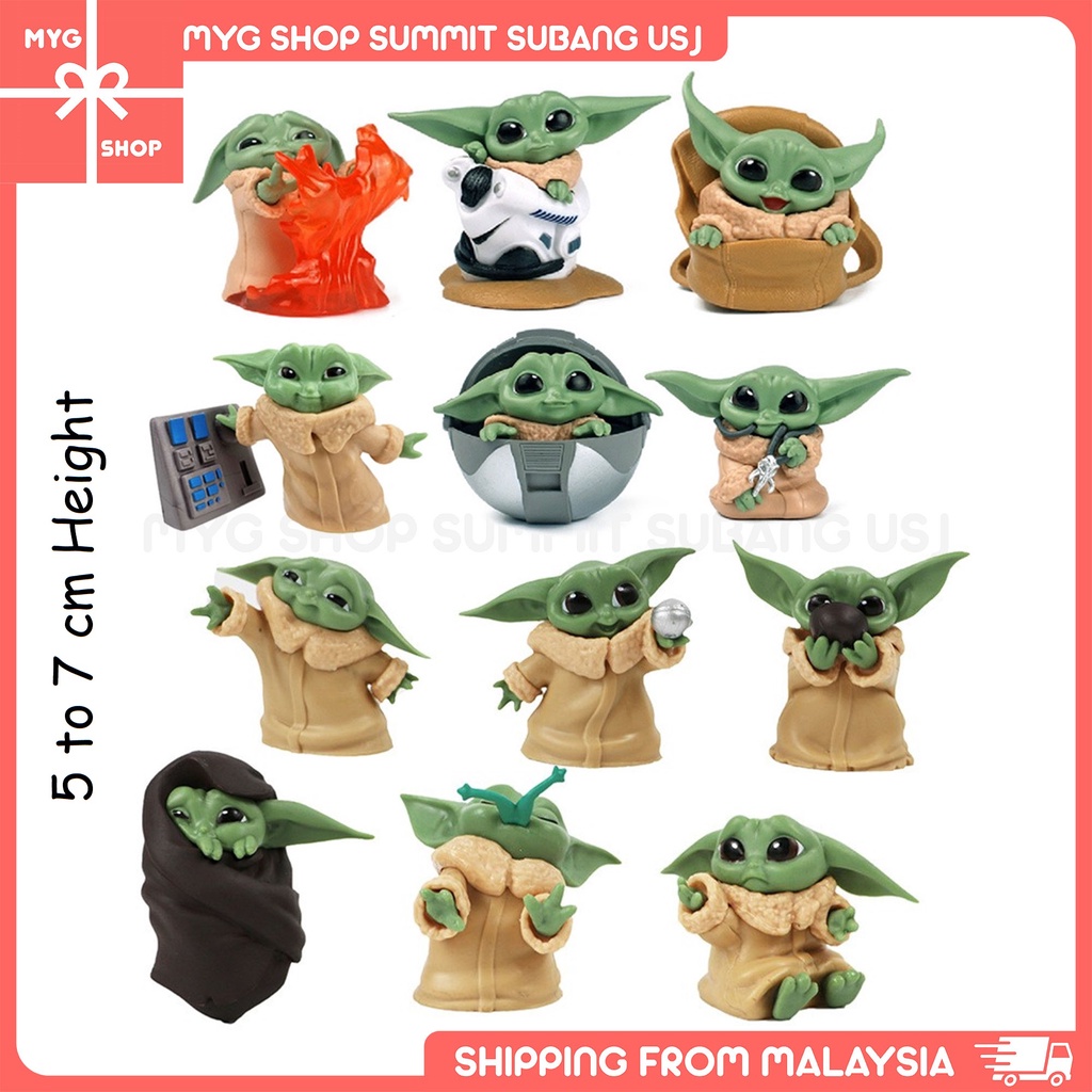 OEM Baby Yoda Grogu The Child Star Wars Mandalorian TV Series PVC ...