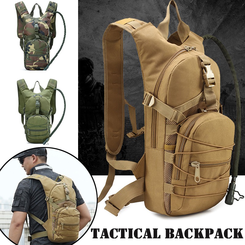 Millitary Water bag 15L Tactical Backpack + 2.5L TPU Hydration Rucksack ...