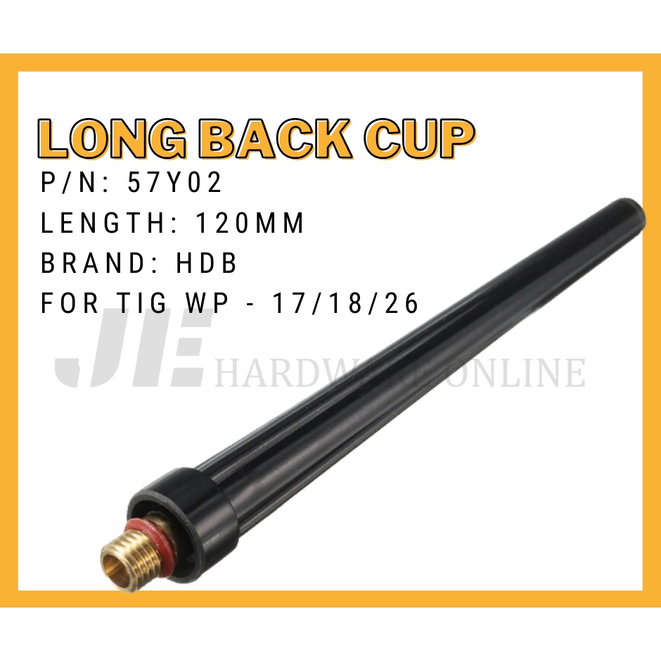 Short back cup / Long Back Cup Kit For TIG Welding Torch WP-17/18/26 ...