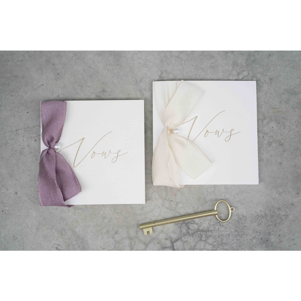 Wedding Vows Hand Card/ Marriage oath card (Purple & White) | Shopee ...