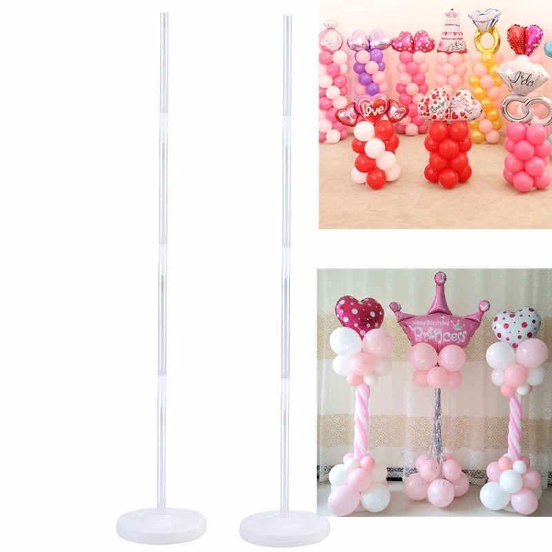 Ready Stock Balloon Column base Set ( 1 Water Base + 4pcs Sticks ...