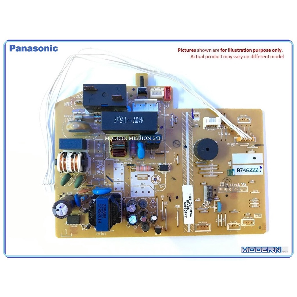 U10VKH PANASONIC AIR COND INDOOR MAIN BOARD PCB BOARD CS-U10VKH ...