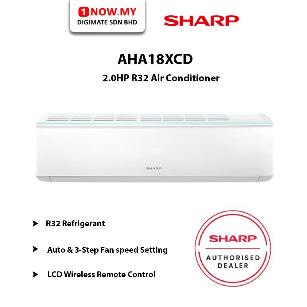 Sharp 2.0HP R32 Air Conditioner AHA18XCD | Shopee Malaysia