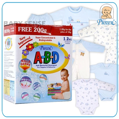 PUREEN Anti-Bacterial Powder Detergent (ABD) 1.2kg [READY STOCK-PUCHONG ...