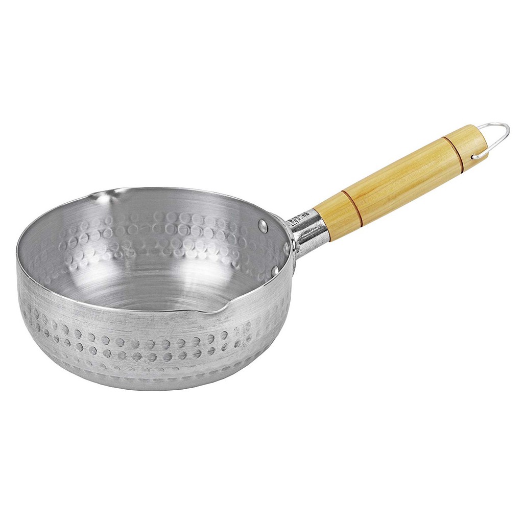 Japanese Thick Aluminium Sauce Pan With Wood Handle Non Stick Frying ...