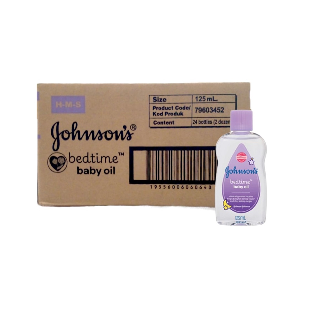 Johnson's Baby Bedtime Oil 125mlx24's | Shopee Malaysia