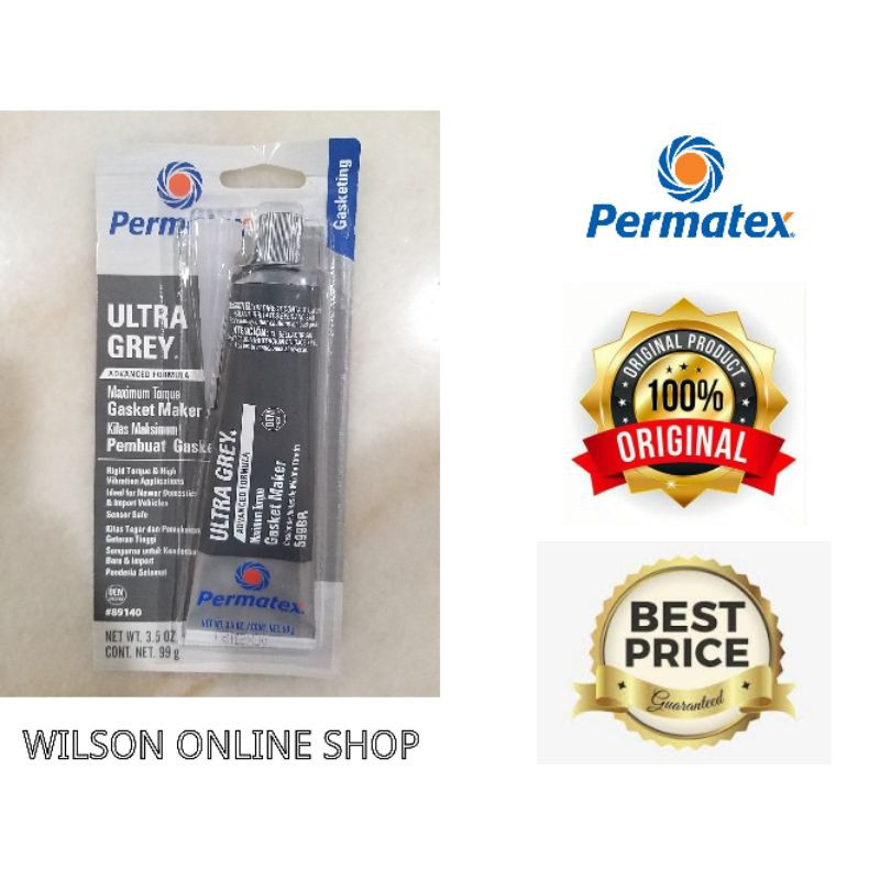 Permatex gasket gum ultra grey (99g) | Shopee Malaysia