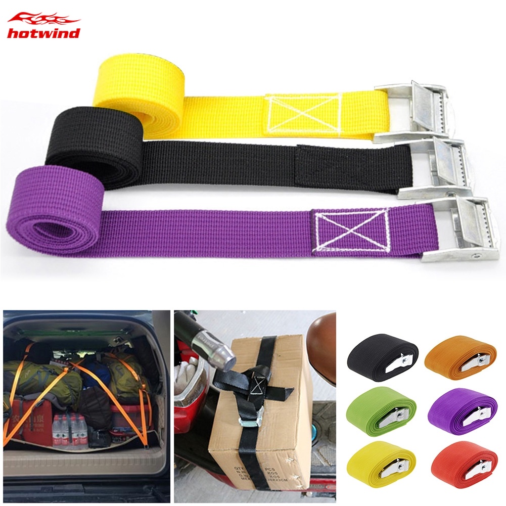 HW 1M/2M/3M/4M/5M Car Buckle Tie-Down Belt Cargo Straps For Motorcycle ...