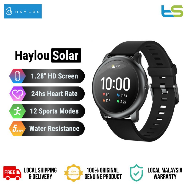 jam pintr Haylou Solar LS05 Smart Watch TFT 12 Sports Mode Fitness ...