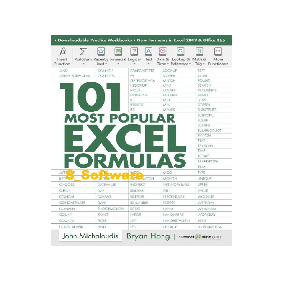 101 Most Popular Excel Formulas (Microsoft Excel ebook) | Shopee Malaysia