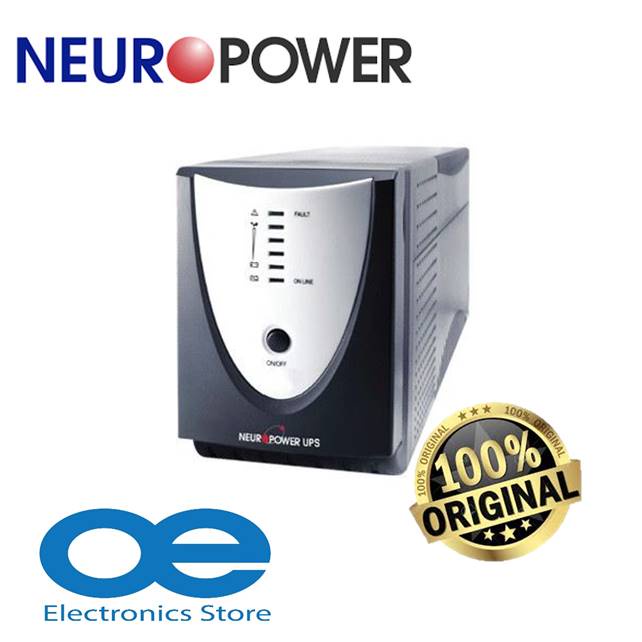 NEUROPOWER NP-BP1K0E Line Interactive UPS Built-In Boost & Buck ...