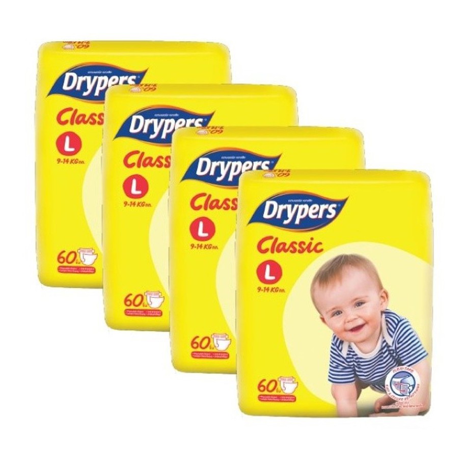 Drypers Classic Open L60 (4 Packs) | Shopee Malaysia