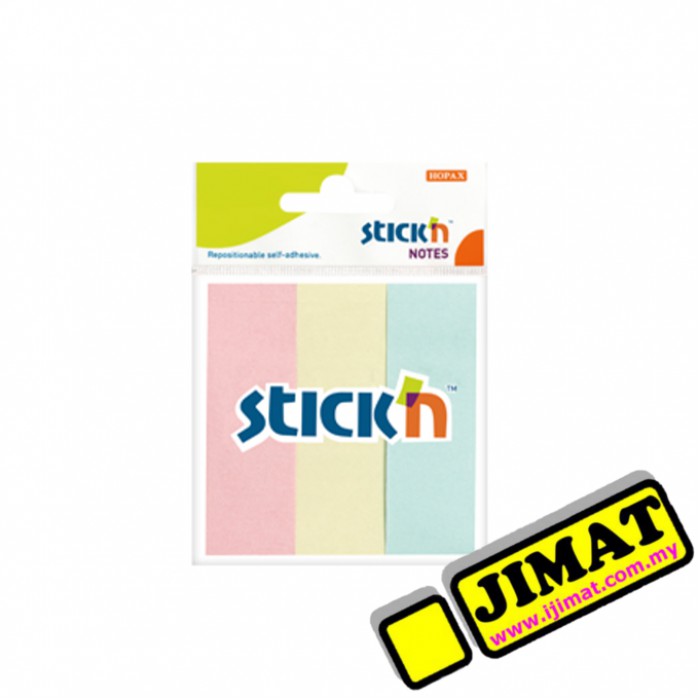 HOPAX 21128 Sticky Note / Memo Pad / Stick'N Notes (3x1) Pastel / Light ...