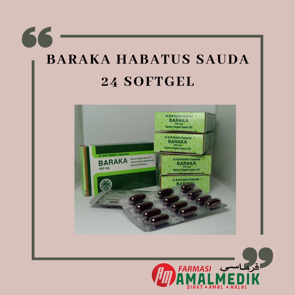 Pharmaniaga Baraka Capsules 450mg | Shopee Malaysia