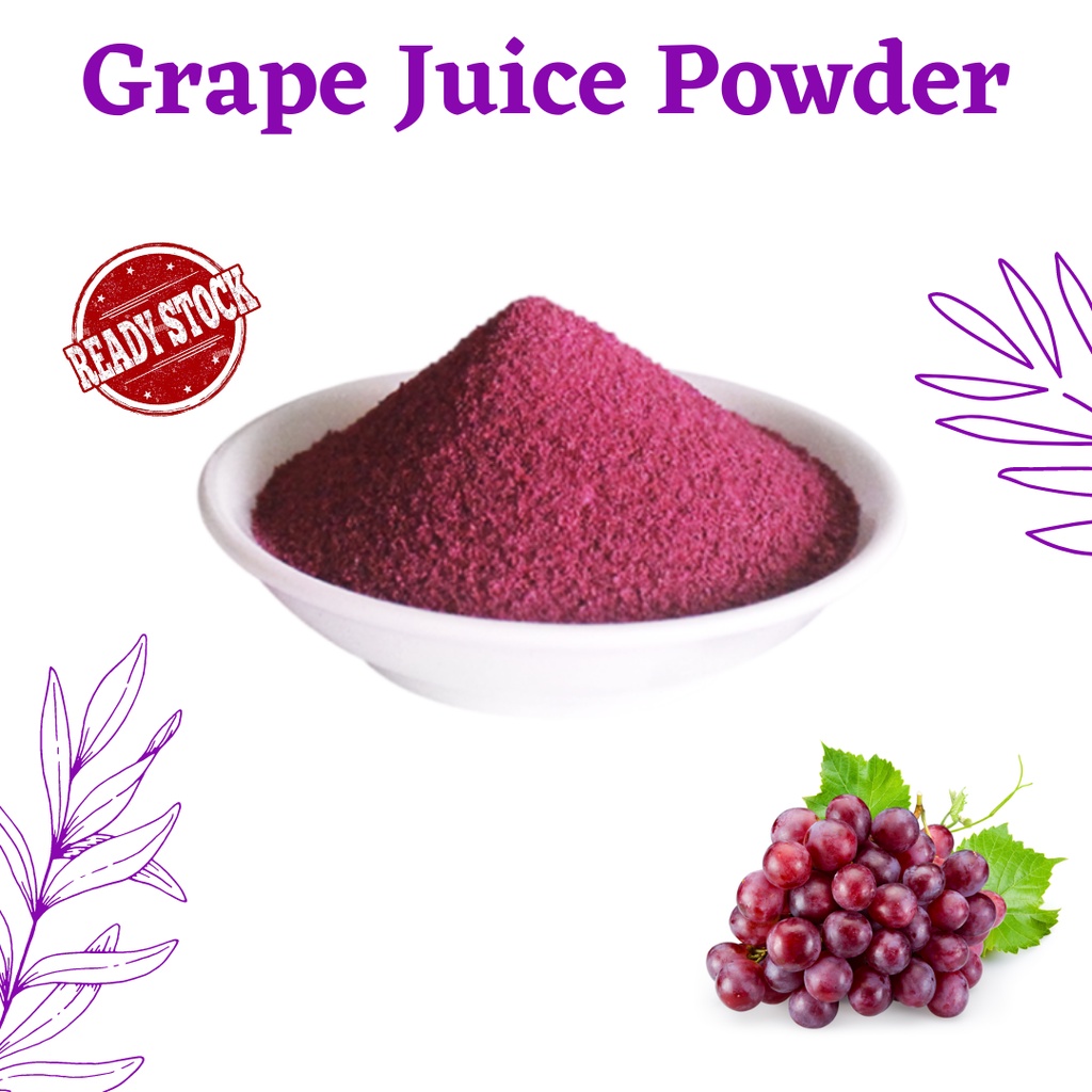 Grape Juice Powder (Can use in beverage juice or Direct consume) - 10g | Shopee Malaysia