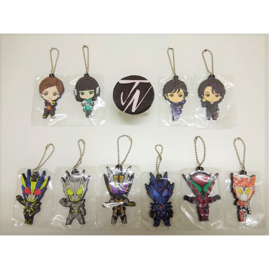 Bandai Original Kamen Rider Zero One Series Rubber Mascot Keychain (New ...