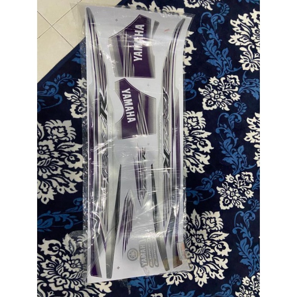 Sticker 125z moritaka purple ungu merah biru silver hitam robot dan ...