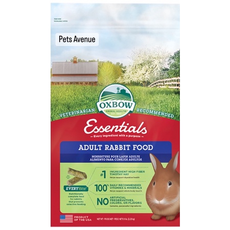 Oxbow Adult / Young Rabbit food 2.25kg (5lbs) | Shopee Malaysia