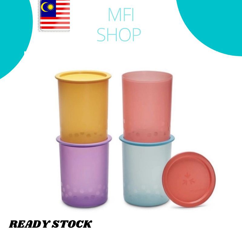 Tupperware polkadot One touch 1.25L (1)One Touch Canister 1.25L(1PC ...