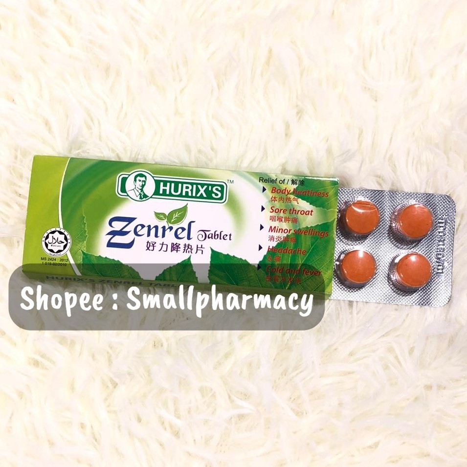 Exp9/24 Hurix's Zenrel Tablet 10s 604121 | Shopee Malaysia