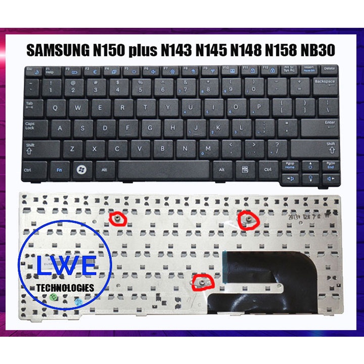 Samsung N150 plus N143 N145 N148 N158 NB30 NB20 N102 N102S N100S Series ...