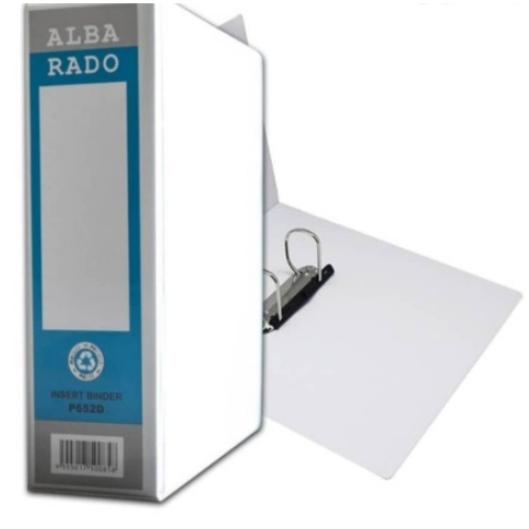 Alba rado 25mm/40mm/50mm/65mm PVC 2D White Ring File A4 Insert Binder ...