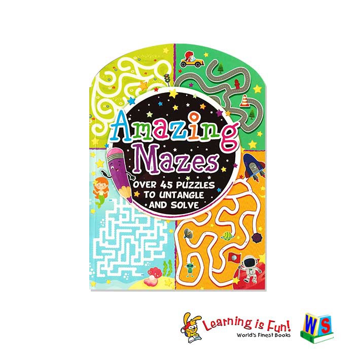 WS SHAPED PUZZLES FOR KIDS-AMAZING MAZES | Shopee Malaysia