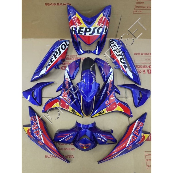 COVERSET HONDA DASH 110/125 V1 V2 V3 V4 V5 RESPOL | Shopee Malaysia