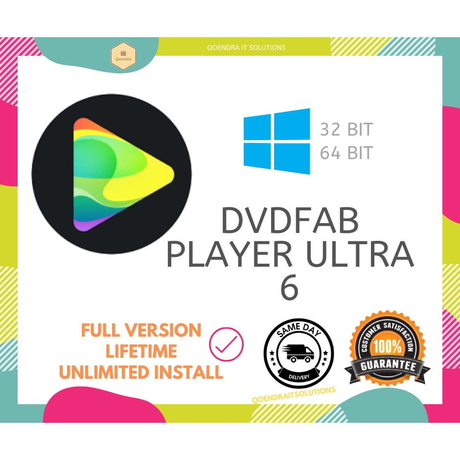 🔥HOT🔥 DVDFab Player Ultra 6 Lifetime | Full Version | Shopee Malaysia