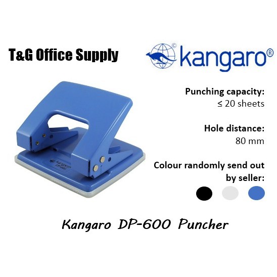 Kangaro Paper Puncher DP - 600 (Capacity: ~20 Sheets) | Shopee Malaysia