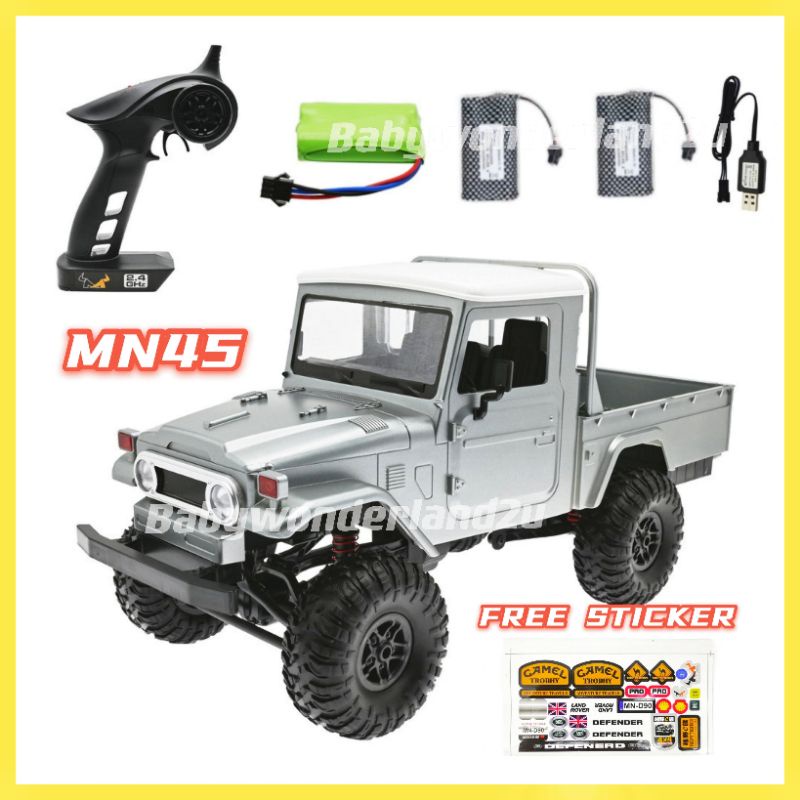 1:12 Scale MN45 FJ45 RC Car 2.4G 4WD Defender RC Rock Crawler Lori ...