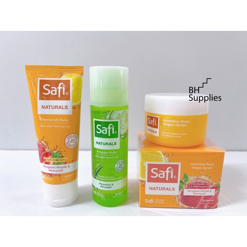 SAFI Basic Skincare Set 3in1 (Set Aloe Vera / Manggis / Gamat ...