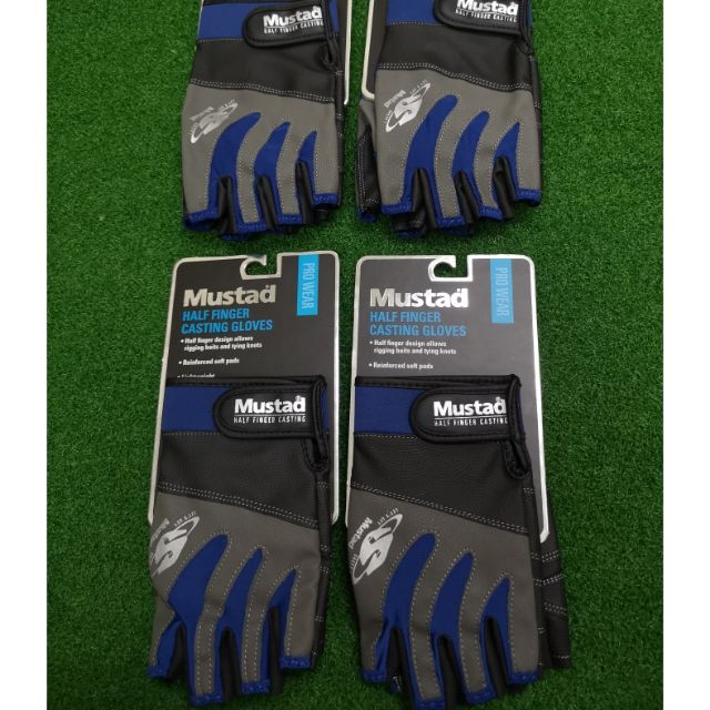 MUSTAD HALF FINGER CASTING GLOVES GL-004 FISHING | Shopee Malaysia