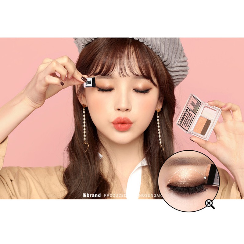 Made in Korea 16 Brand Eye Shadow Magazine (Mix & Match 2 Colors ...