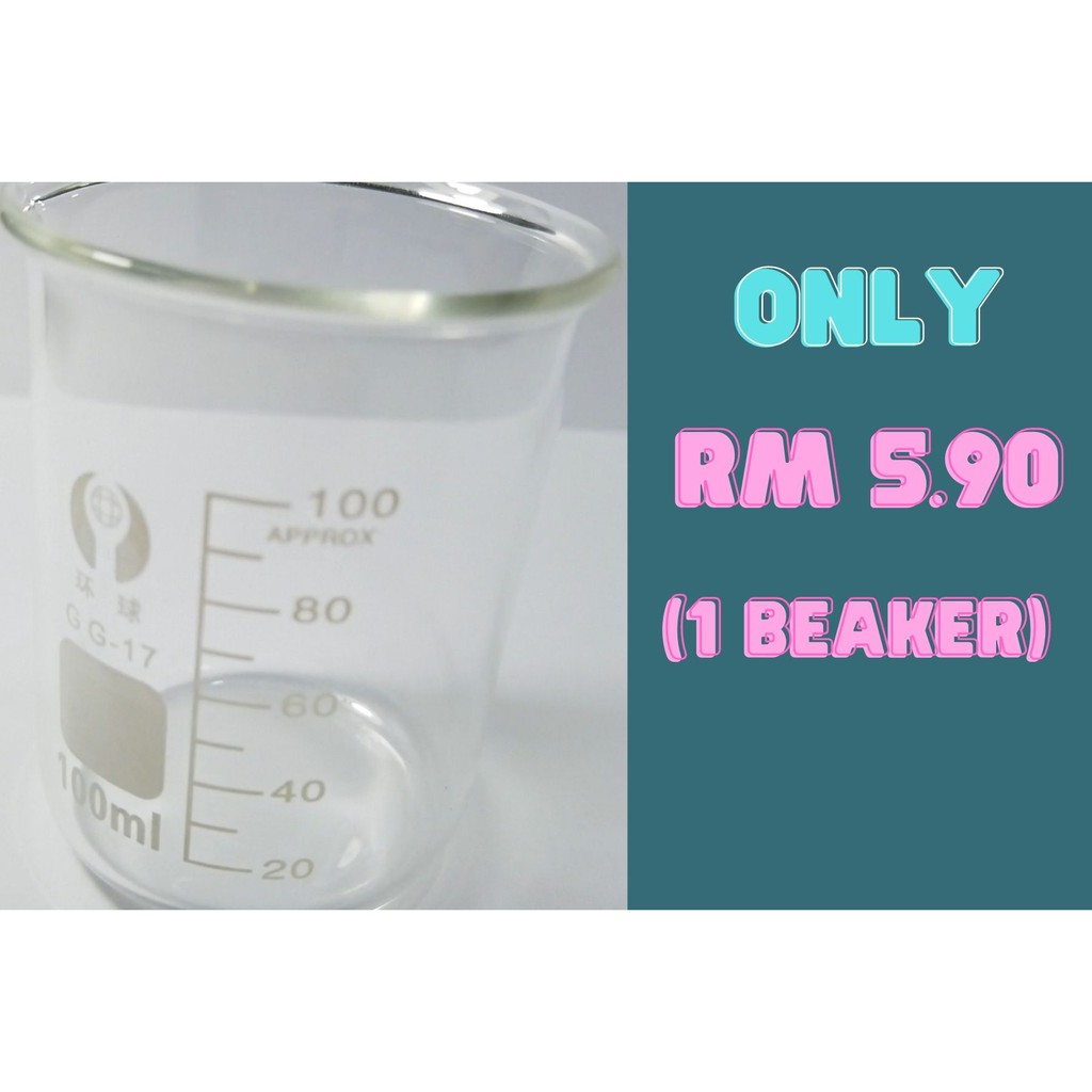 [DIY] 100ml borosilicate glass beaker / measuring glass cup / lab ...