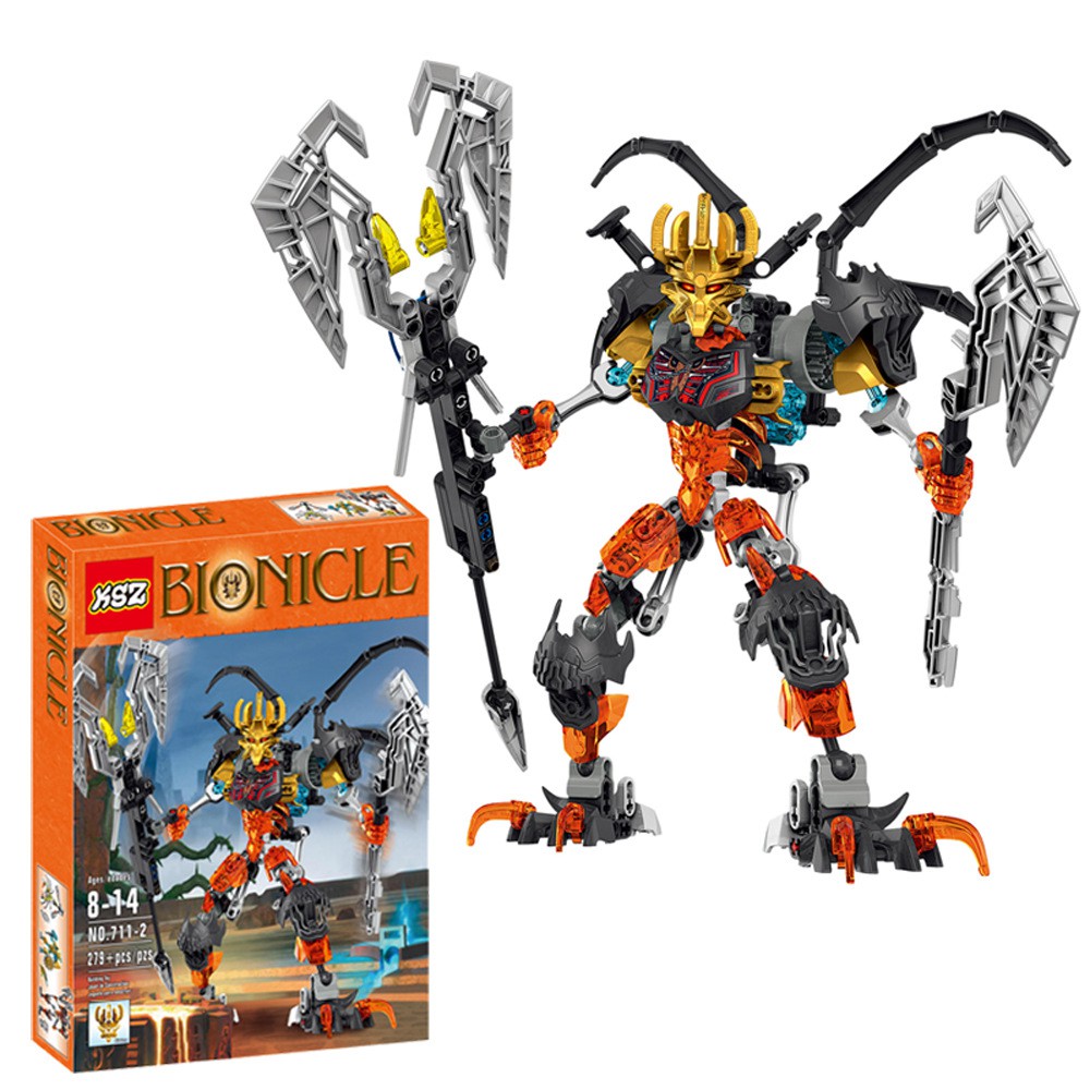 Bionicle KSZ Skeleton King 711-2 assembly model (combined version ...