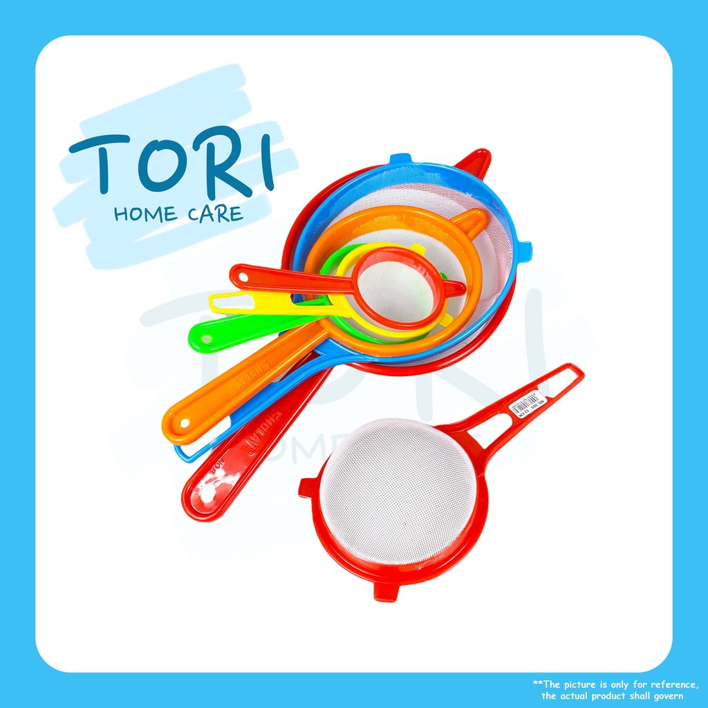 TORI HOME Plastic Sieve Strainer | Food Colanders | Penapis Tepung ...