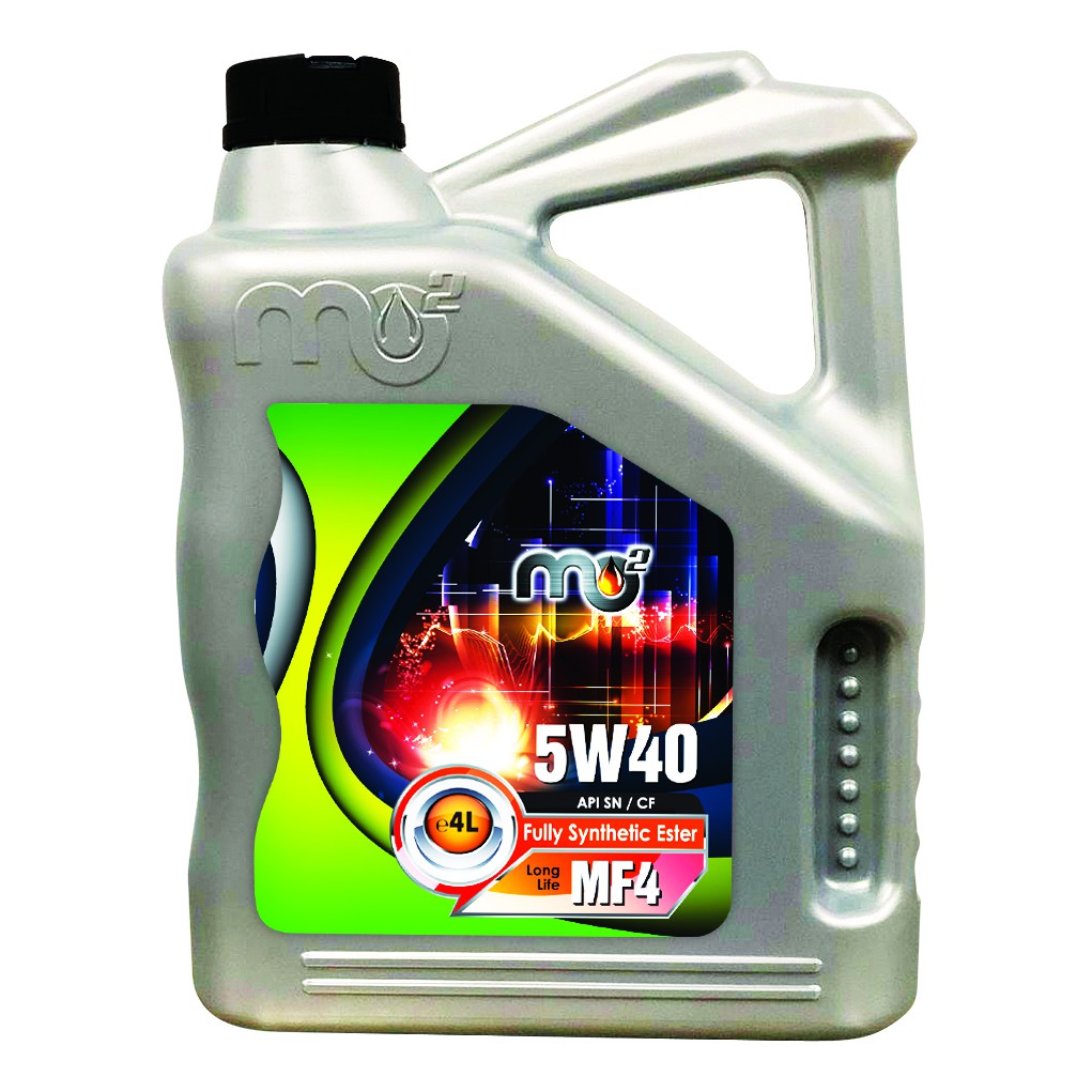 MO2 MF4 SAE 5W40 FULLY SYNTHETIC CAR ENGINE OIL (4 LITRES) | Shopee ...