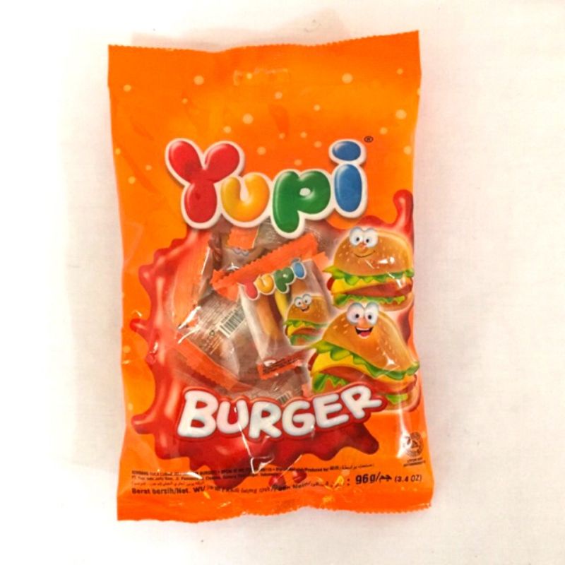 Yupi Burger Gummies Candy Net weight :96g | Shopee Malaysia