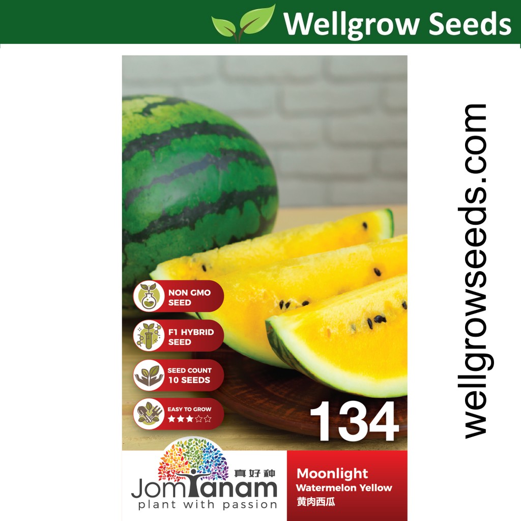Jom Tanam Seeds JT120-JT136 Papaya / Sweet Corn / Okra/ Tomato/ Honey ...