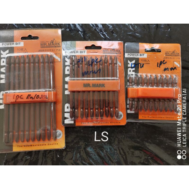 (10PCS) MR MARK MATA SCREWDRIVER BIT POWER DRIVER BIT screw driver ...