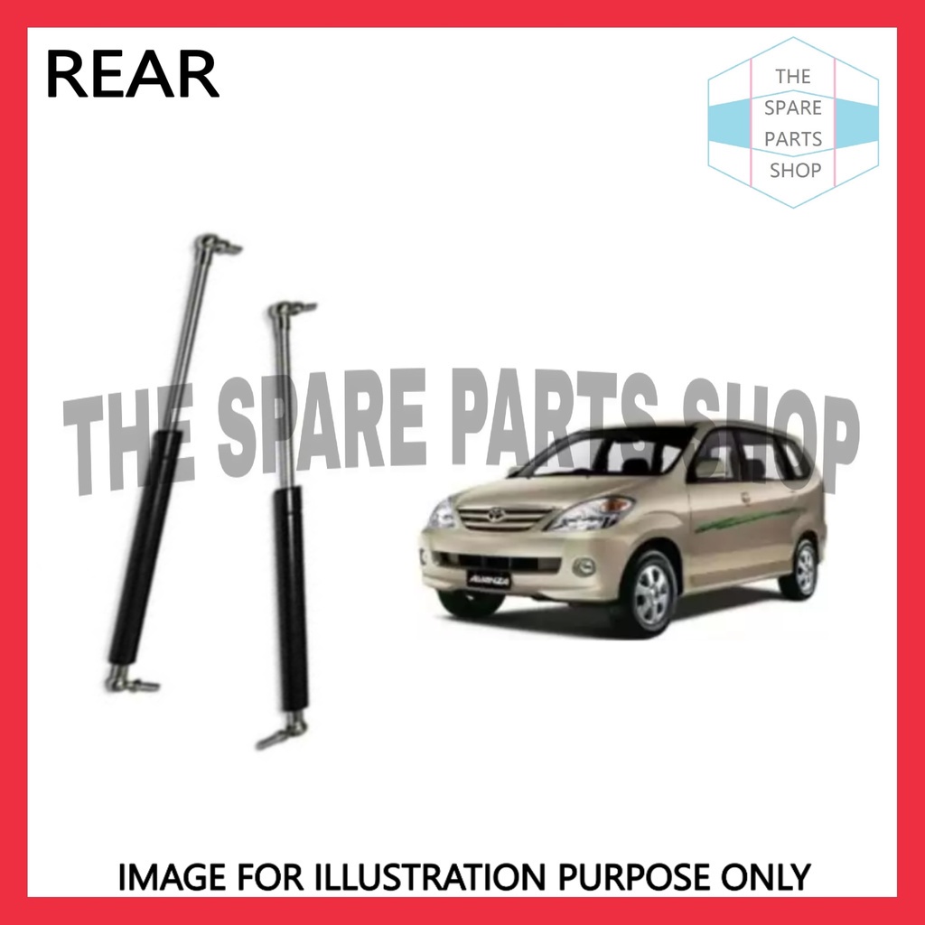 TOYOTA AVANZA REAR BOOT DAMPER GAS SPRING BONNET ABSORBER LEFT AND ...