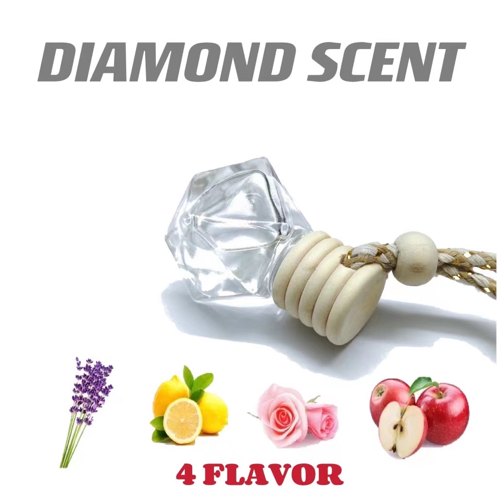Diamond Scent Hanging Air Freshener Car Perfume Diffuser Freshener Odor ...