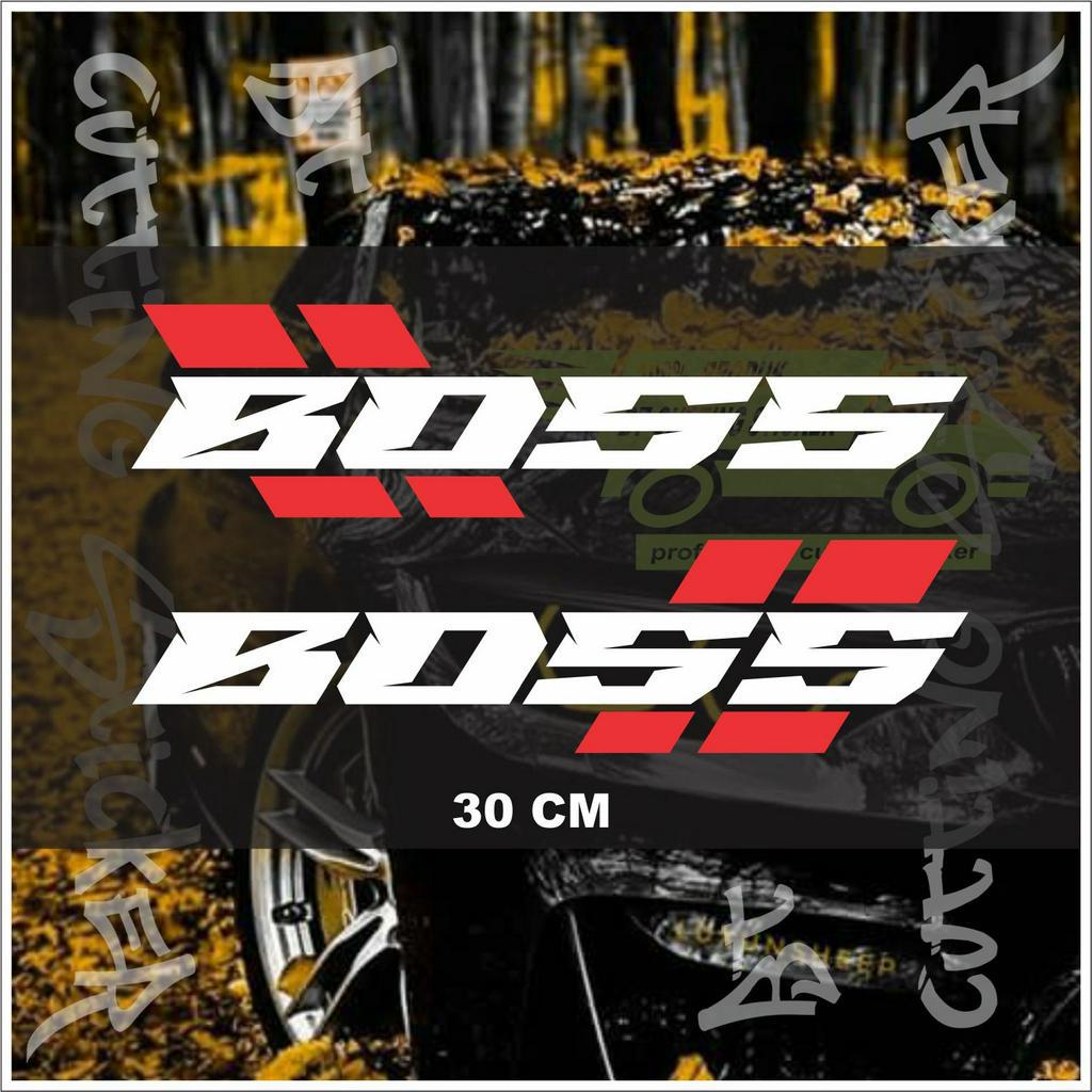 Sticker BOSS STICKER Car STICKER Car STICKER Cool Car STICKER BOSS ...