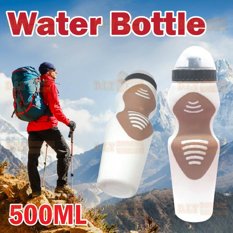 500ML Drinking Water Bottle With Cover Sport Hiking Bicycle Outdoor ...