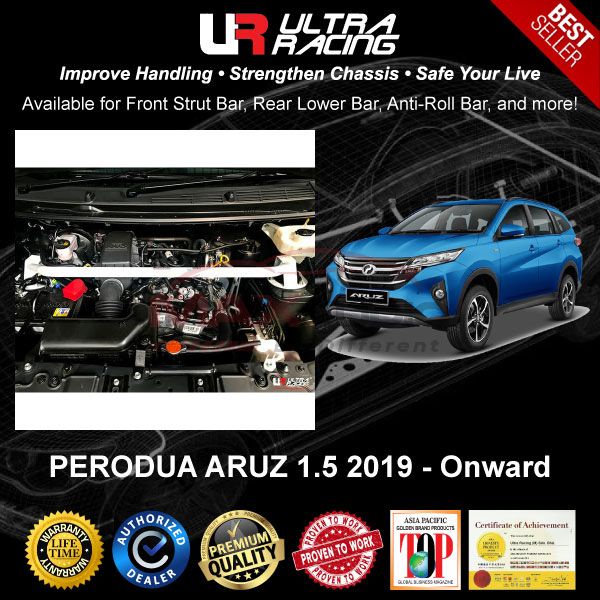 PERODUA ARUZ ULTRA RACING Safety Stabilize Front Rear Strut Sway Anti ...