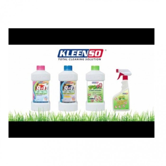 KLEENSO 9 In 1 Anti-Bacterial Tea Tree Oil Floor Cleaner - Pink (2 x ...