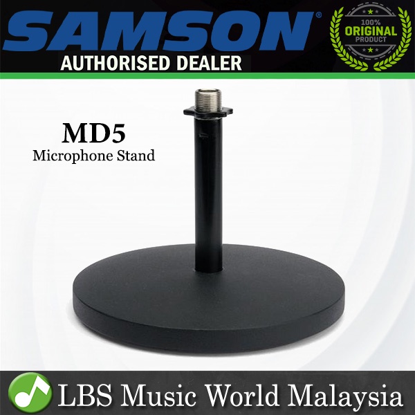 Samson MD5 Desktop Microphone Stand (MD 5) | Shopee Malaysia