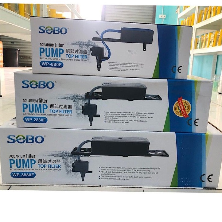 Sobo TOP FILTER FISH AQUARIUM WP2880F WP-880f Wp3880F TANK TOP 60CM ...